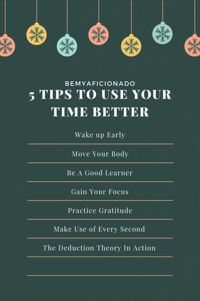 Tips To Use Time Effectively